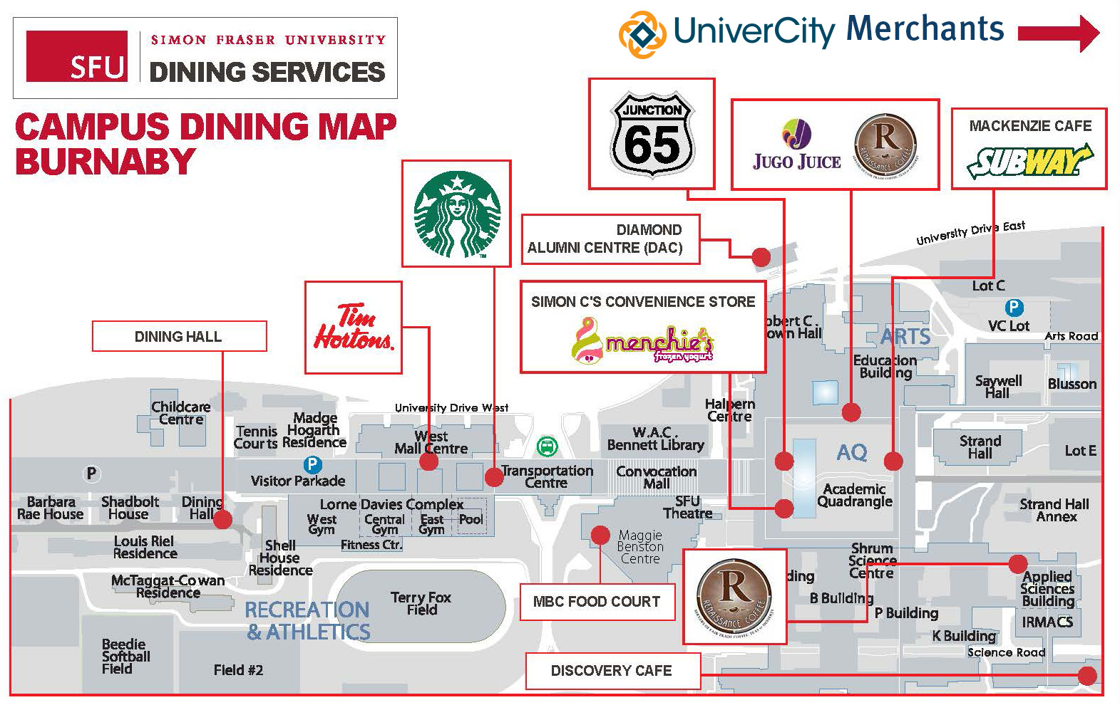 Dine on Campus - UniverCity - Better Living on Burnaby Mountain